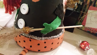 Mindy-B-Crafting: HALLOWEEN: Clay Pot Witch