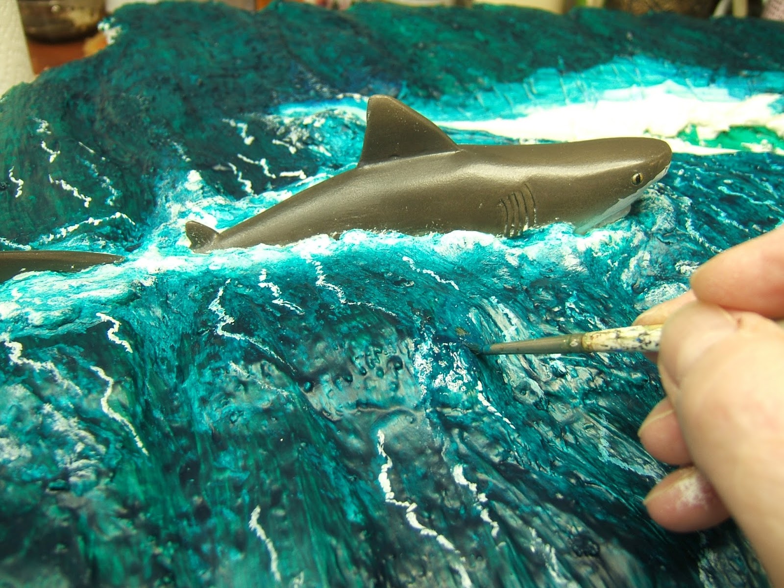 Great White Shark Habitat Diorama