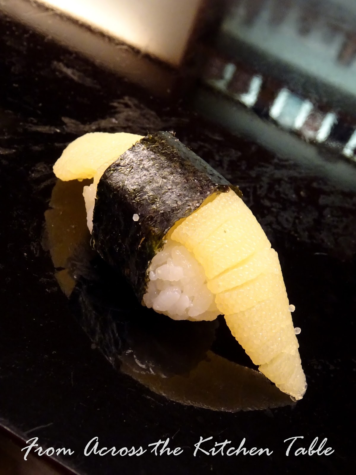 From Across the Kitchen Table: Sushi Ippei, Kanazawa, Japan
