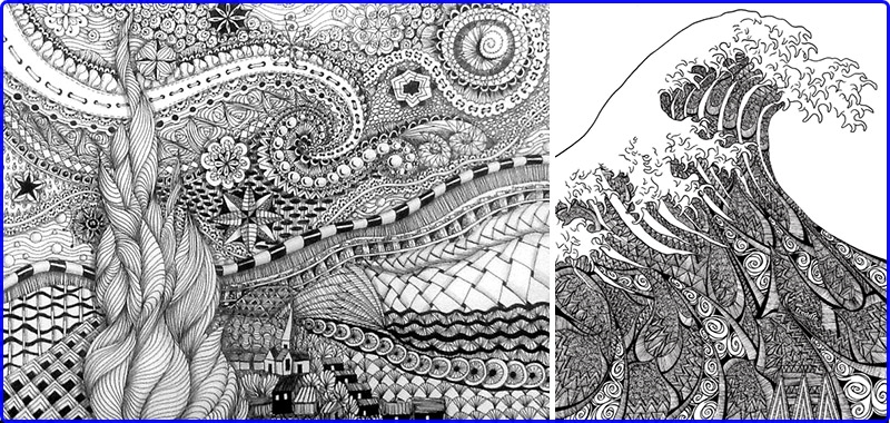 MaTe+TICas y ArTe: El poder de la línea en el arte Zentangle