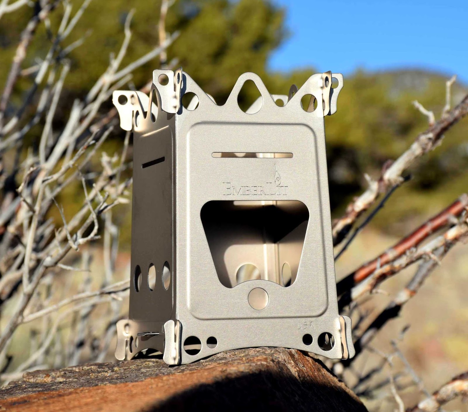 Emberlit FireantTitanium Multi-fuel Backpacking Stove Great For Camping ...