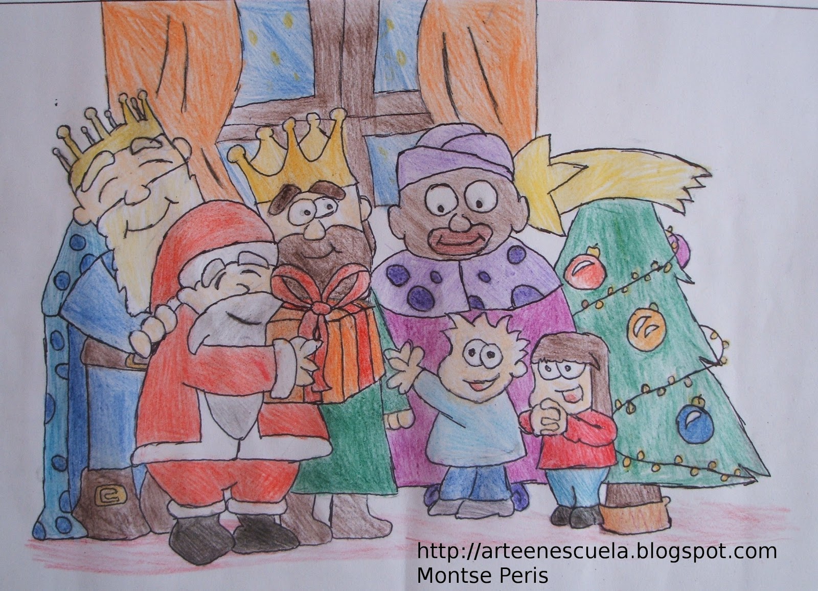 ARTE EN LA ESCUELA: DIBUJA TU NAVIDAD