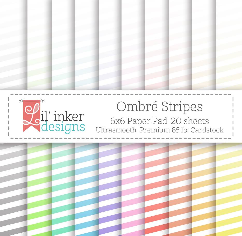 Jen's Ink Spot: Paper Pieced Ombre Friends