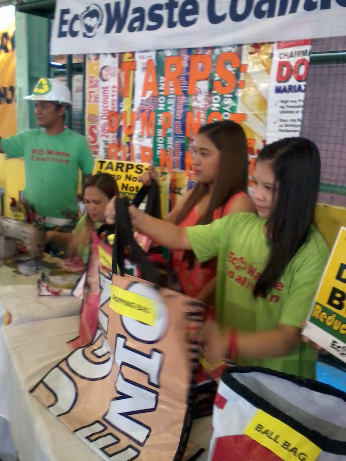 EcoWaste Coalition Shows Bags and Other Functional Items from ...