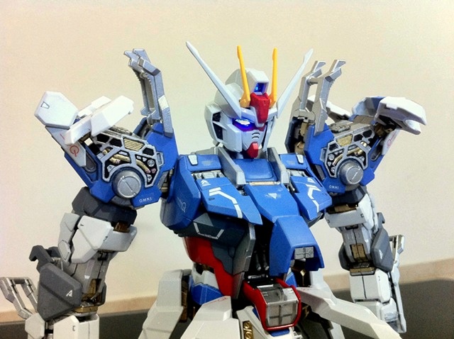 PG GAT-X105 Strike Custom Painted by Ronin - Gundam Models Kits