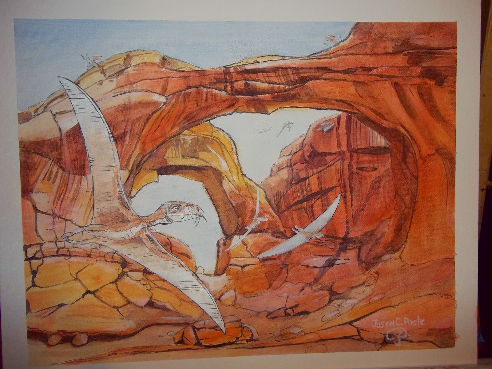 Jason C. Poole Paleontology artist: Four More full color all done with ...