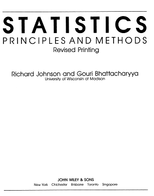 Mathematics Educations: Statistics, Principles and Methods