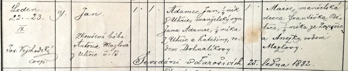 My Roots: Jan Adamec (*1889 - †????) - otazníky za jménem muže z ...