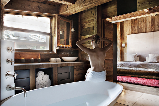 ESTILO RUSTICO: Chalet Rustico en los Alpes