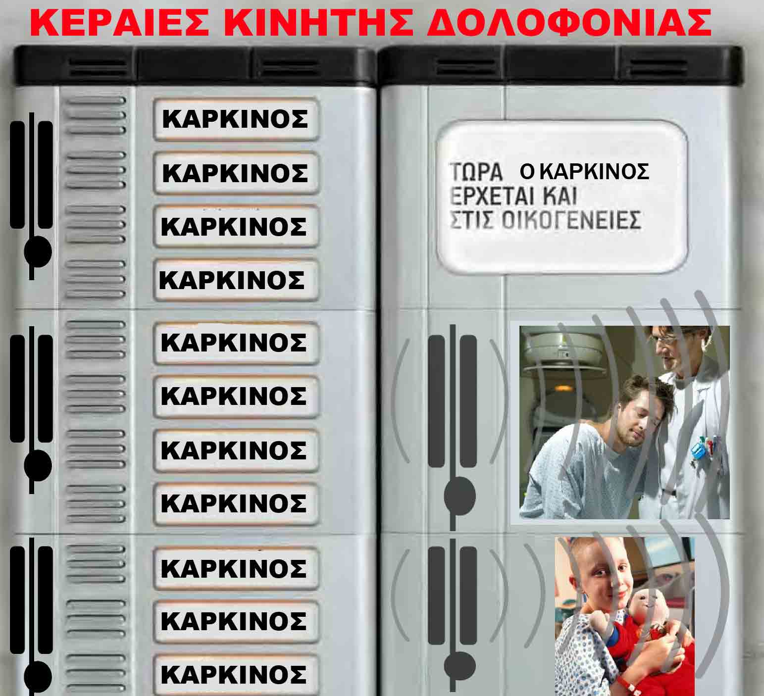 ΚΕΡΑΙΕΣ ΚΙΝΗΤΗΣ ΤΗΛΕΦΩΝΙΑΣ. ΠΡΟΣΟΧΗ KIΝΔΥΝΟΙ ΑΚΤΙΝΟΒΟΛΙΑΣ ΒΙΟΛΟΓΙΚΕΣ ...