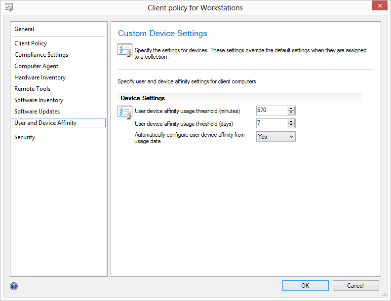 System Center Configuration Manager. Записки.: Device Affinity ...