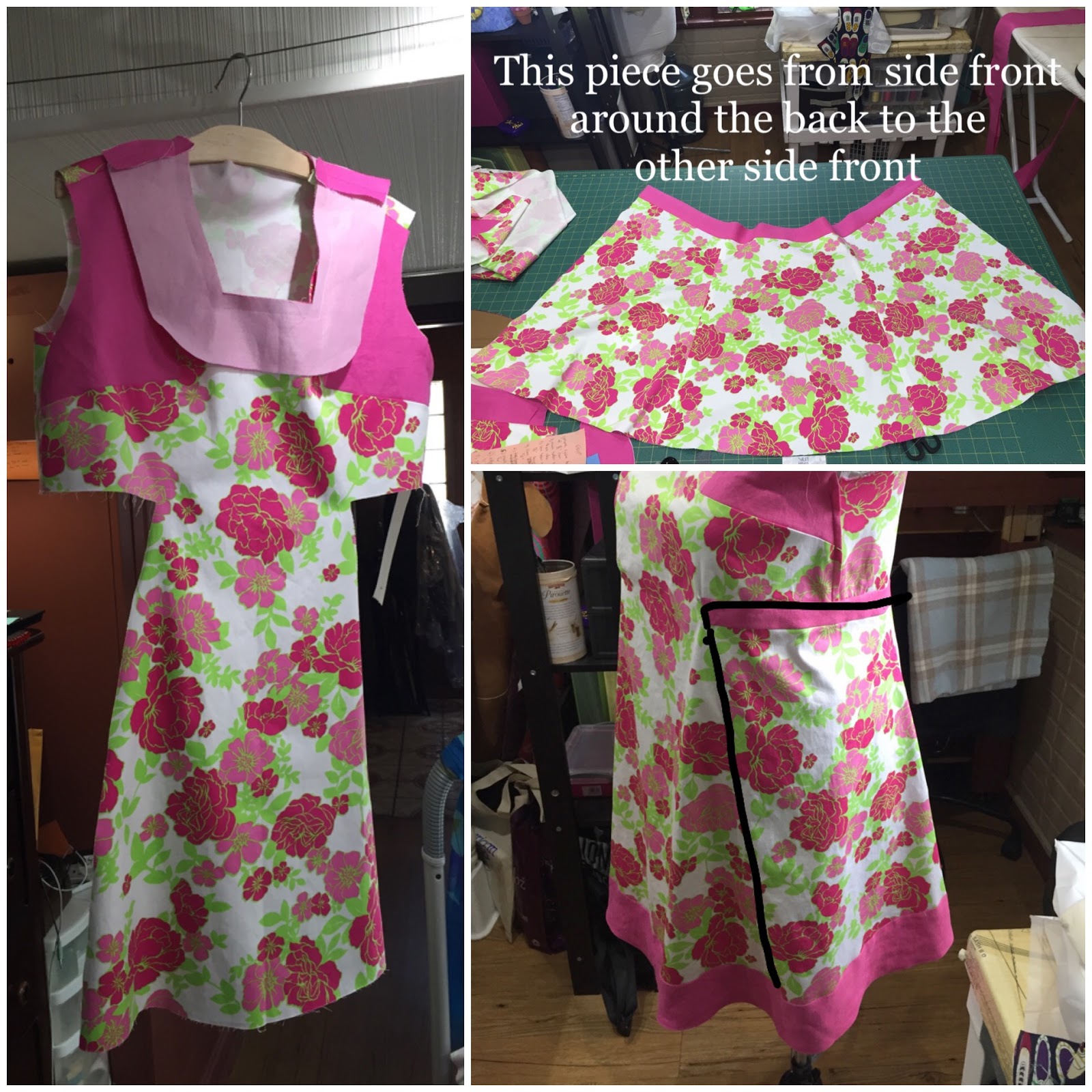 10 sewing machines & a serger: Inset corner tutorial