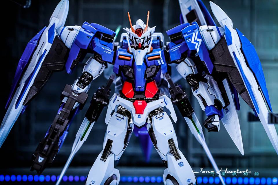 GUNDAM GUY: Metal Build Gundam Exia & 00 Raiser - Diorama Photo Images