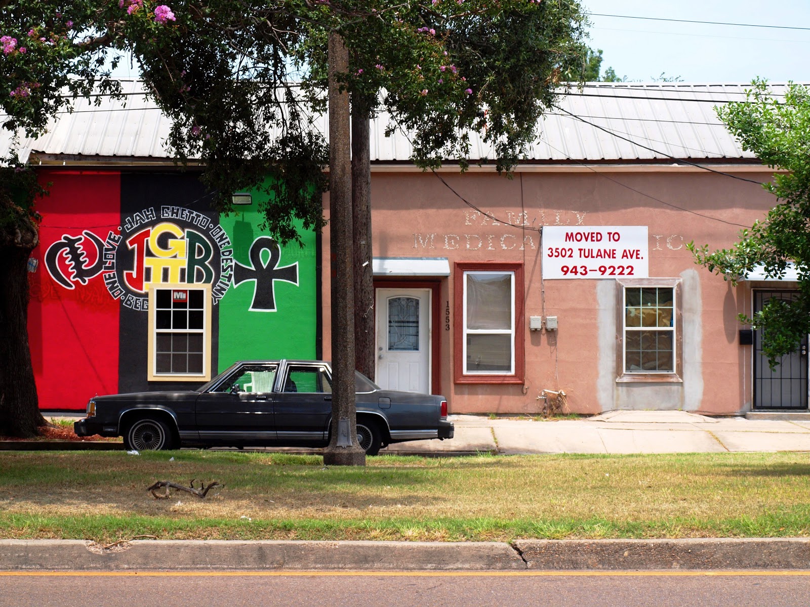 angels and people, life in New Orleans: vacated storefronts on N. Broad ...
