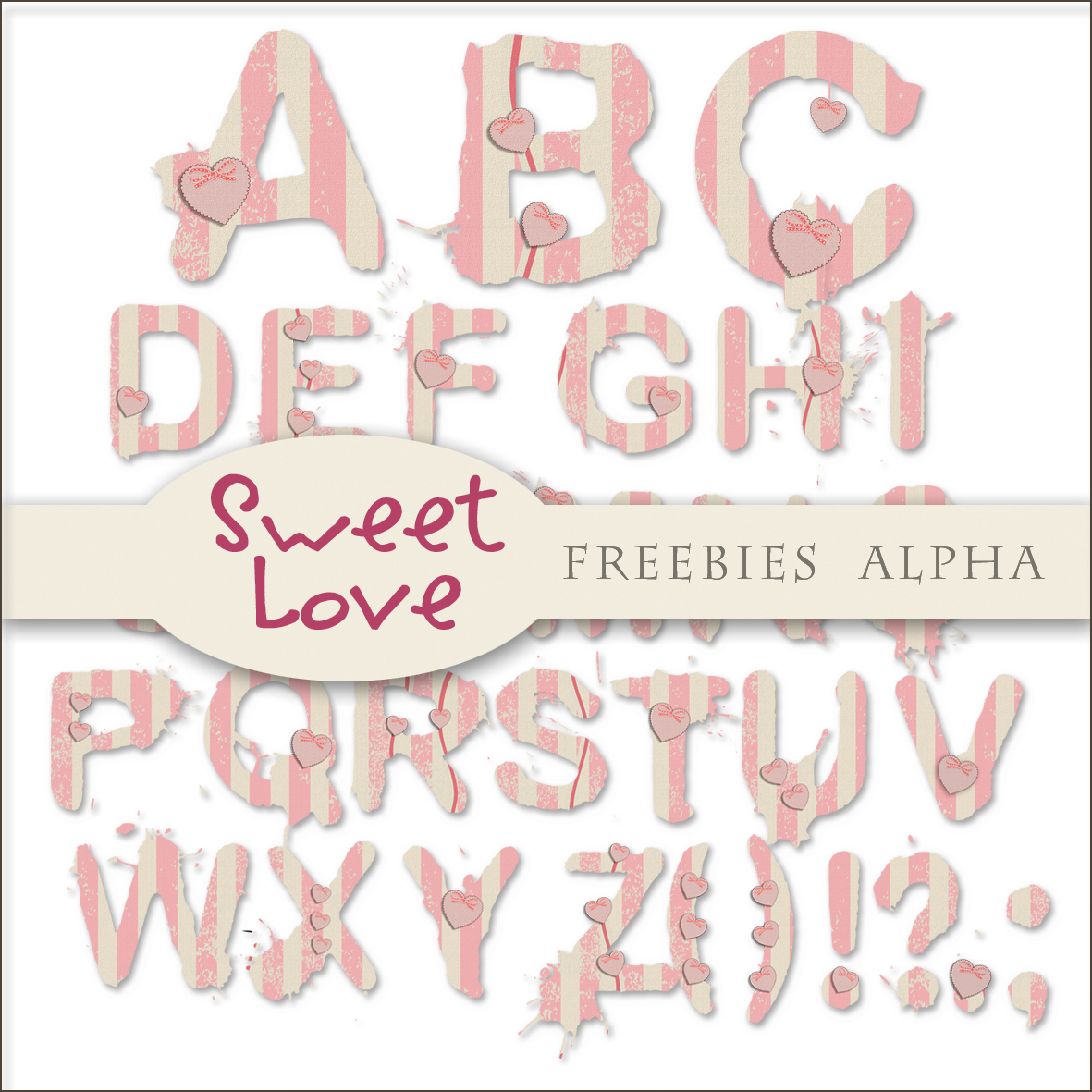 Scrap. DOT: Freebies Alpha - Sweet Love