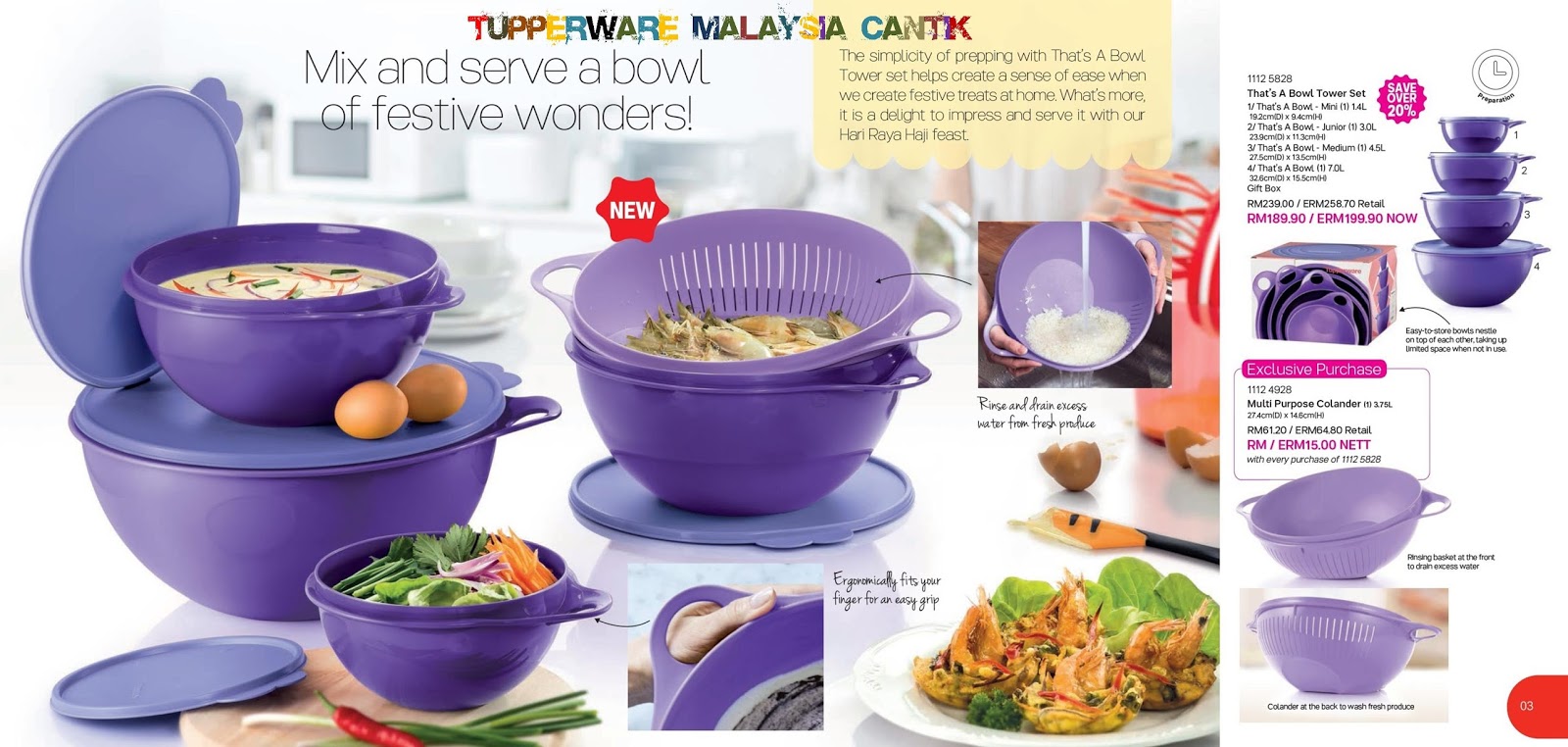 TUPPERWARE MALAYSIA CANTIK: CATALOGUE