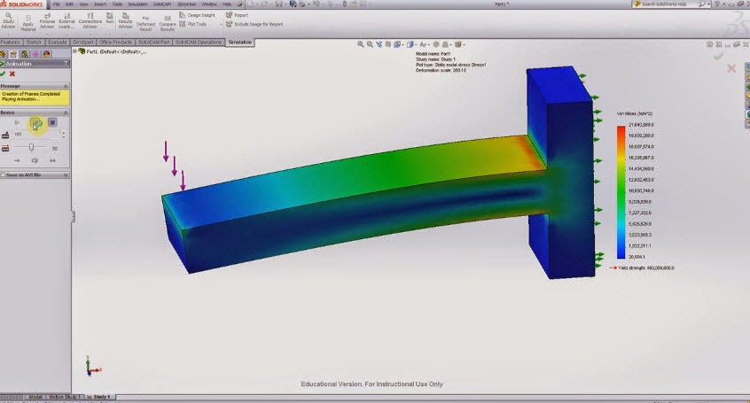 Tutorial solidworks make structure simulation for beginner - SolidWorks ...