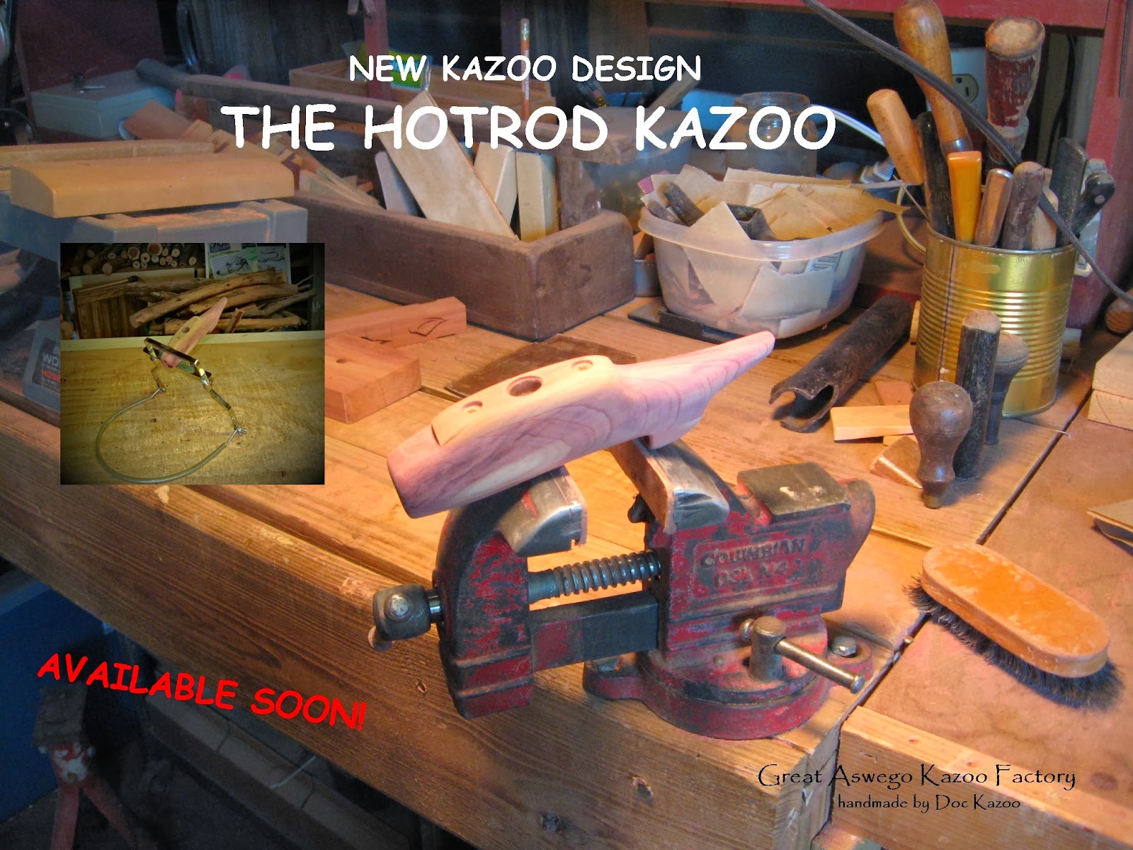 DOC KAZOO: NEW KAZOO DESIGN! THE HOTROD "TUNED" KAZOO