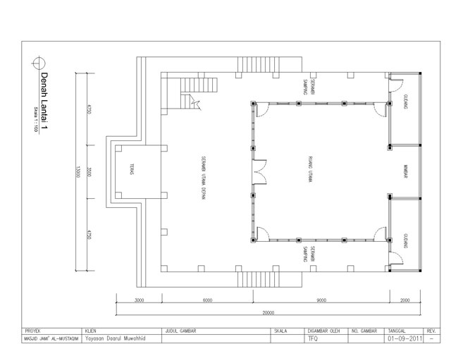 TFQ architects: Desain Proposal Masjid Jami' Al Mustaqim