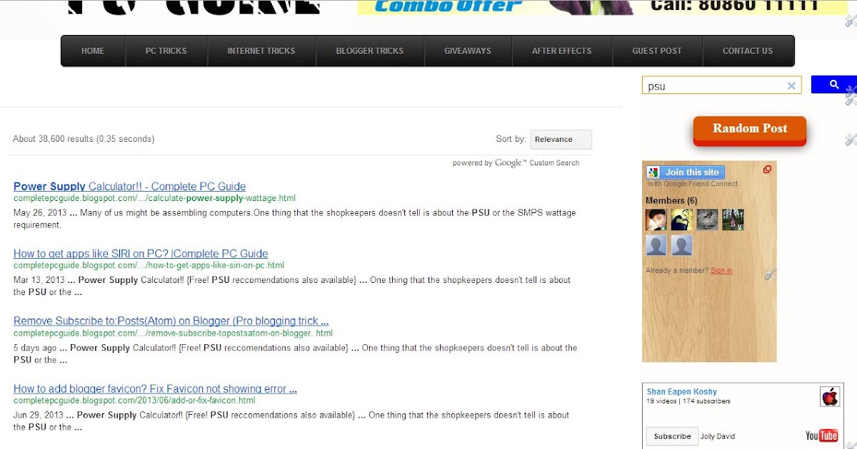 Add Google Search box anywhere on your site and display the search ...