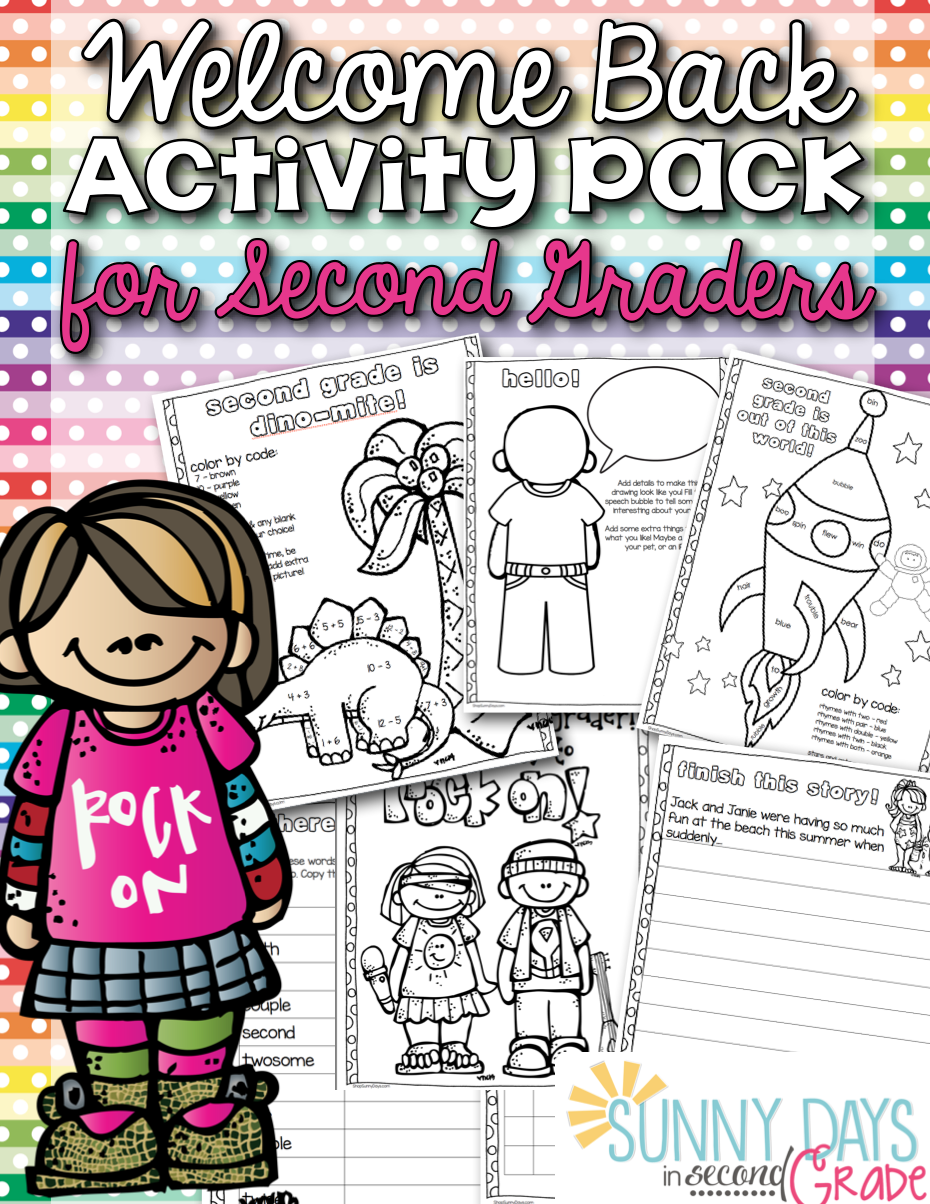 Book Box Winners & Welcome Back Packs! - Sunny Days in Second Grade