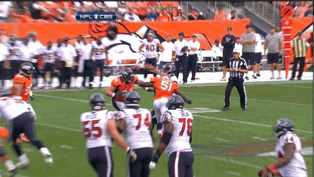 NWK to MIA: Matt Schaub Gets Lit Up By Joe Mays And Gets A Piece Of His ...