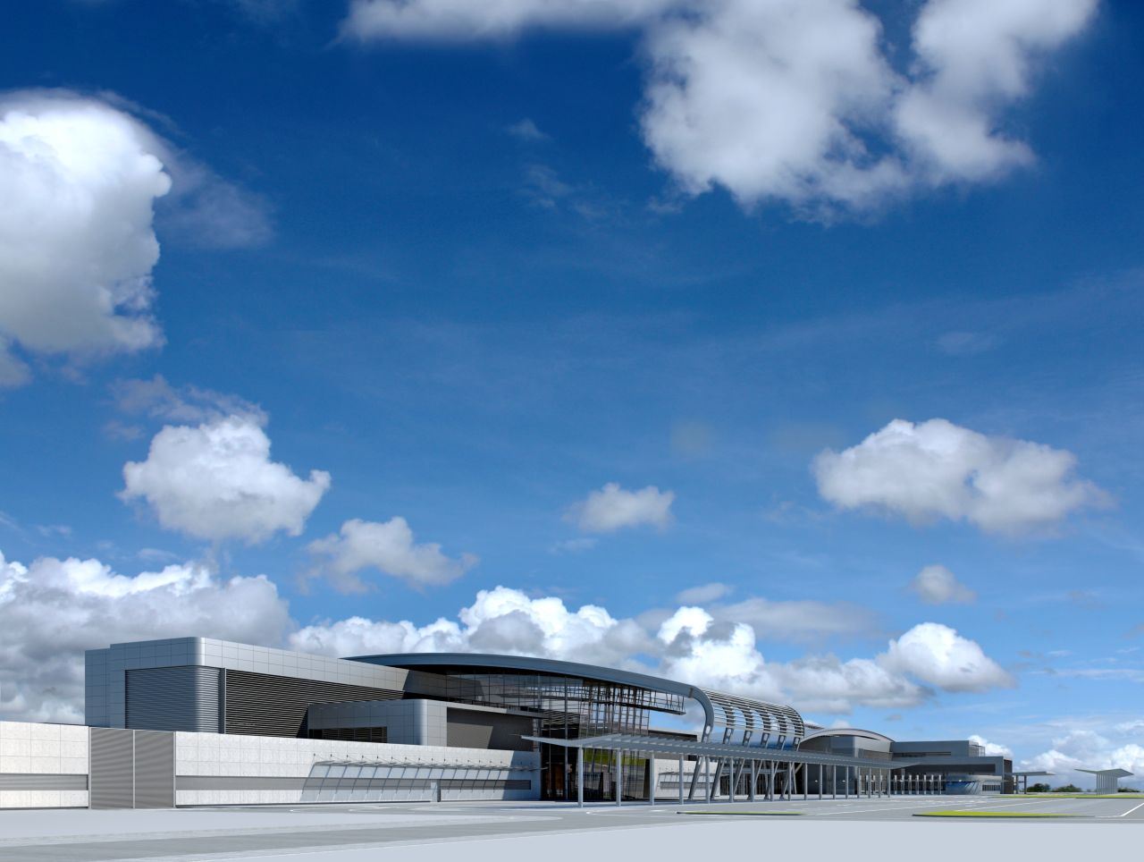 FreeDeeLab / TrzyDeLab: Commercial - Air Port Lawica in Poznan