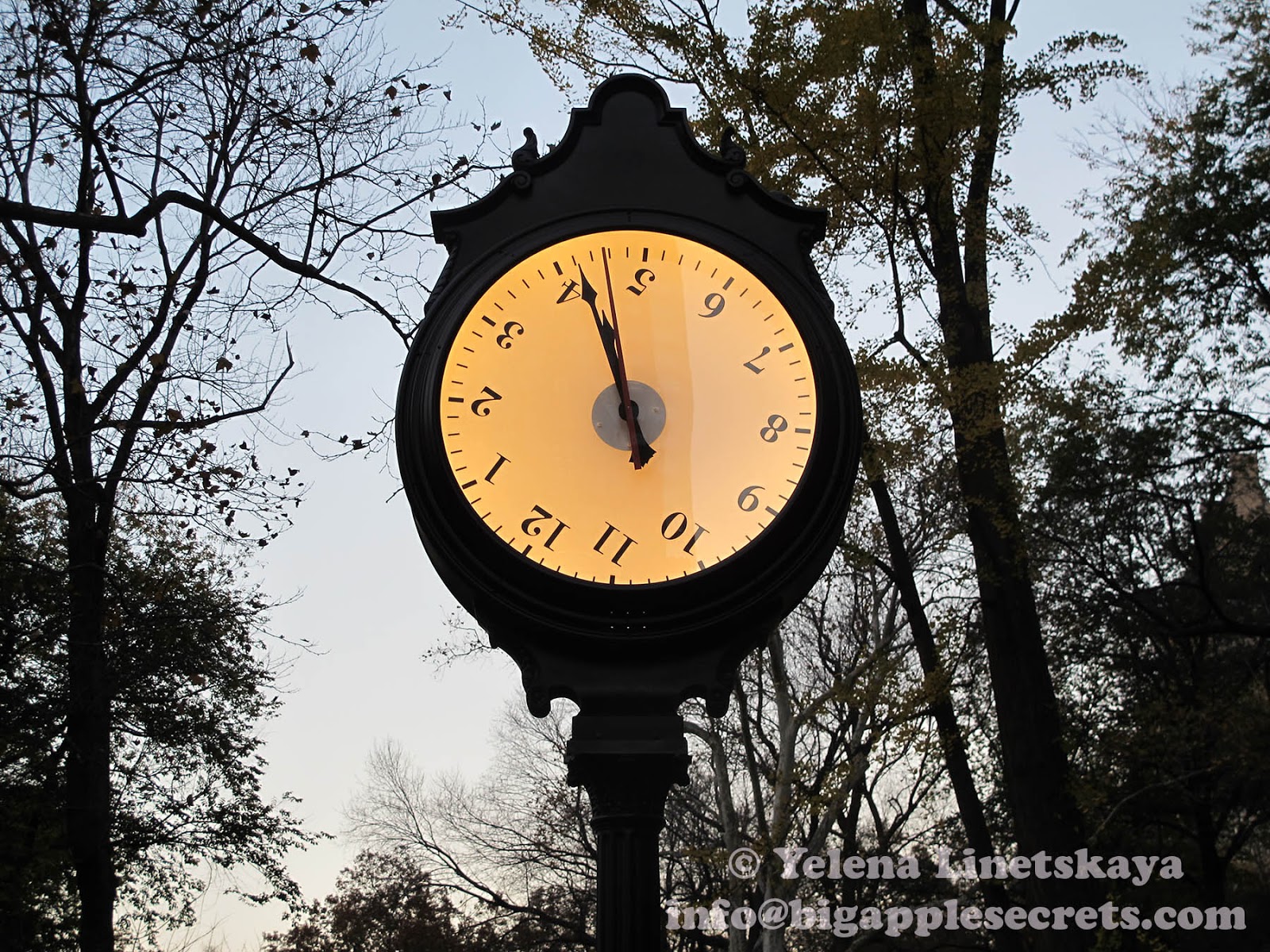 Big Apple Secrets: New Clock in Central Park