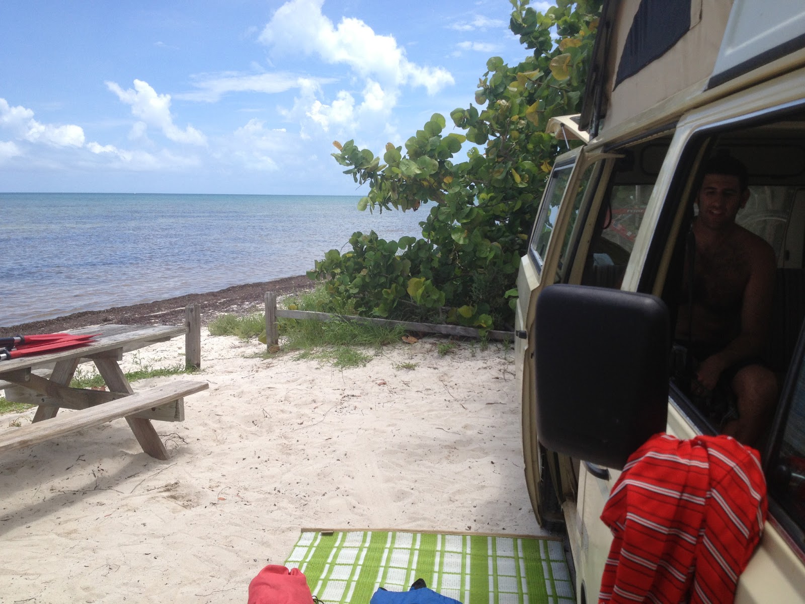 Yellow Vanagon: Camping in the Florida Keys!