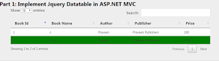 Use Jquery Datatable in ASP.NET MVC 4 with Entity Framework