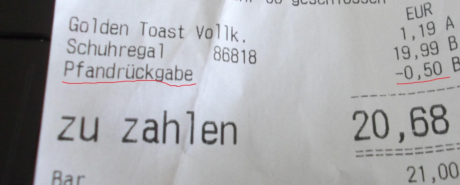 Wanderlust!: Pfand, what is that? (english)