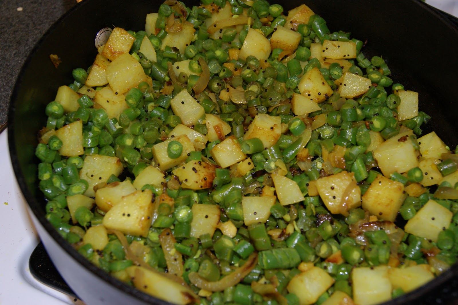 Parul Mehra: French Beans and Potatoes Sabzi