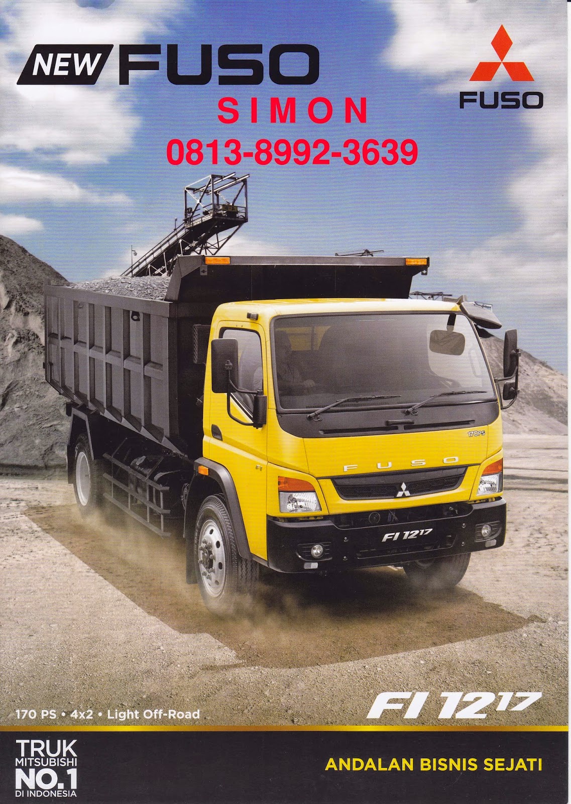 VARIAN TERBARU MITSUBISHI NEW FUSO FI 1217 fuso 170 ps ~ DEALER MITSUBISHI JAKARTA FUSO TRONTON ...