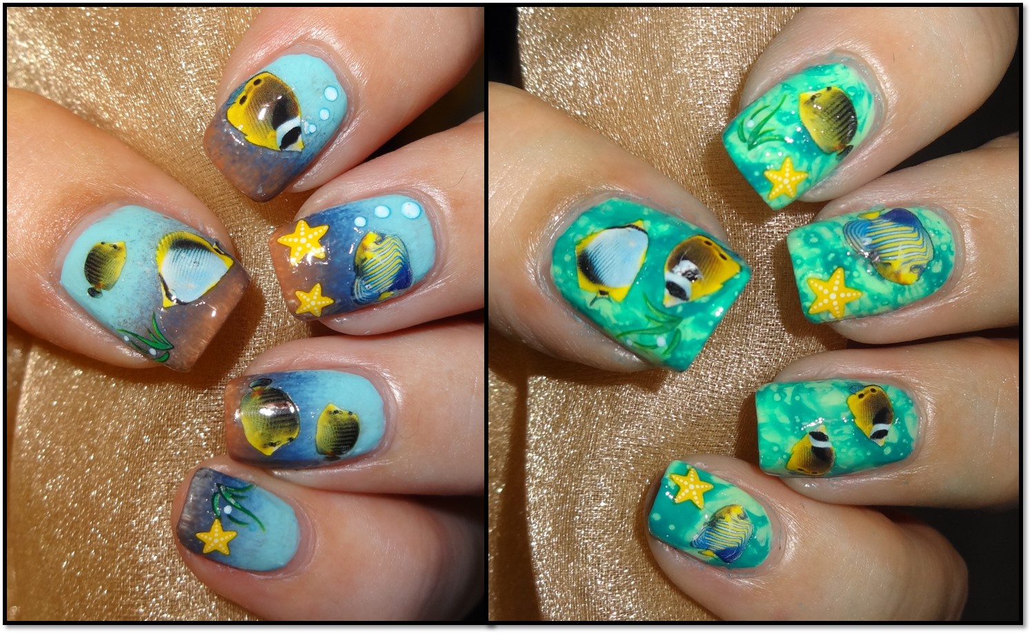 Wendy's Delights: Tropical Fish Nail Stickers from Charlies Nail Art