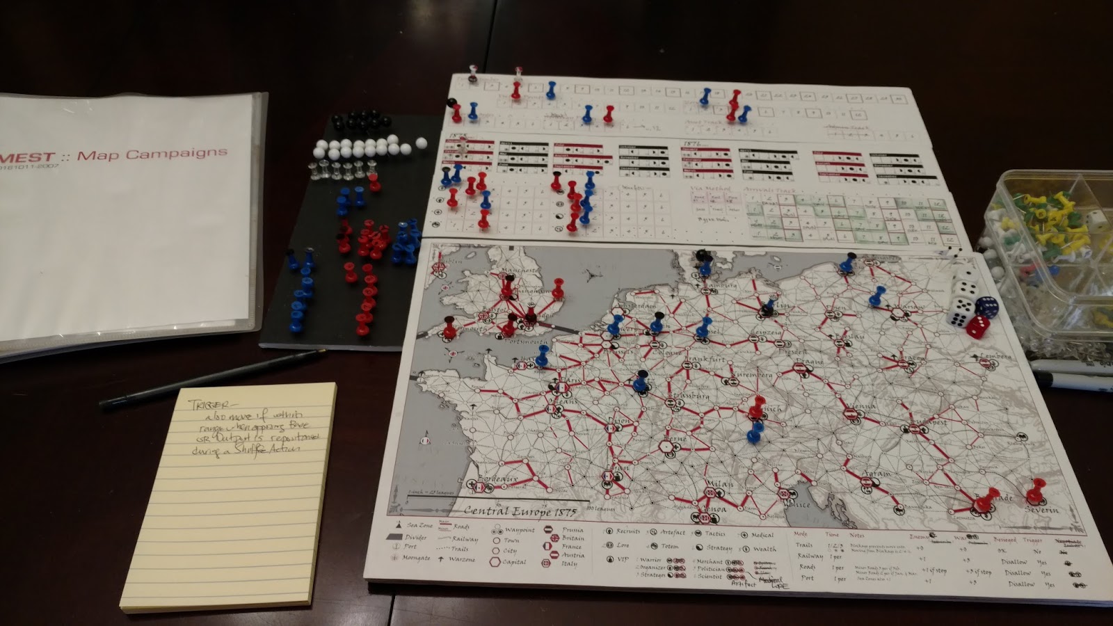 Noble Pursuits: Progress on the VSF Campaign Map