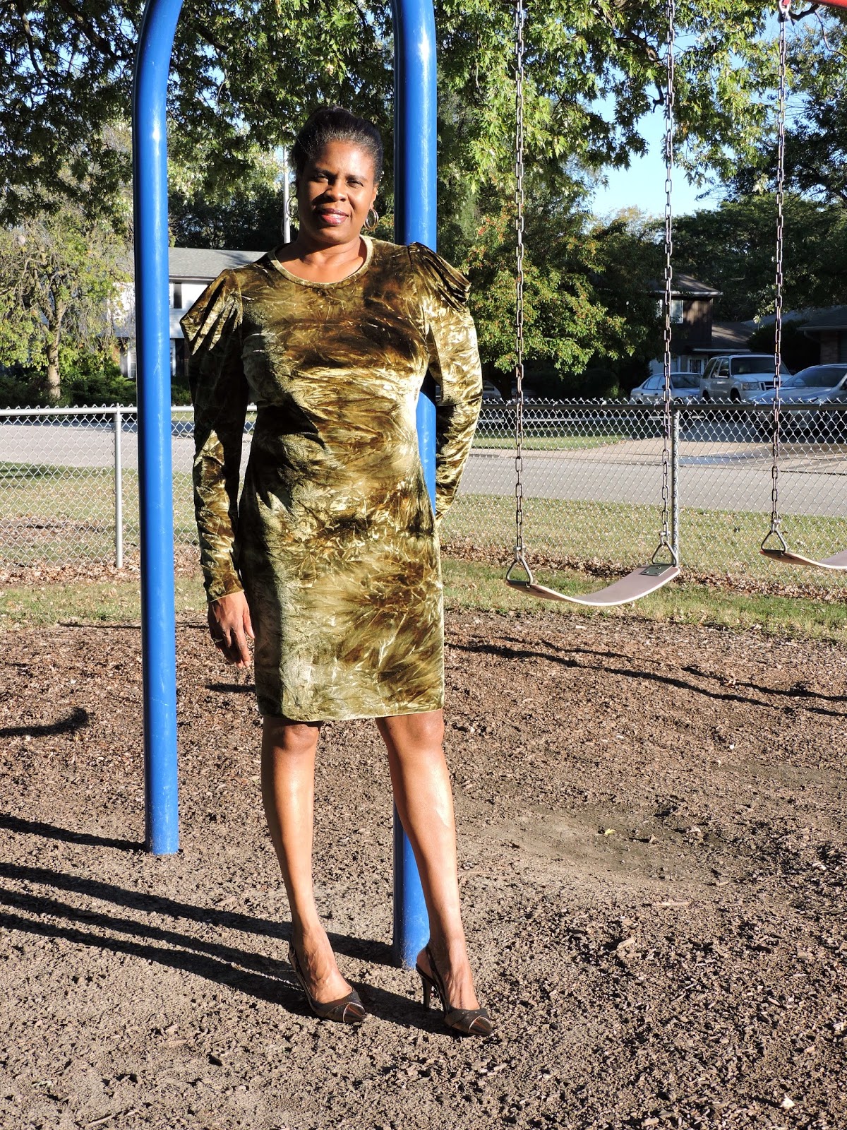 The Mahogany Stylist: Rhonda's Draped Cowl Sleeve - A Few Notes and ...