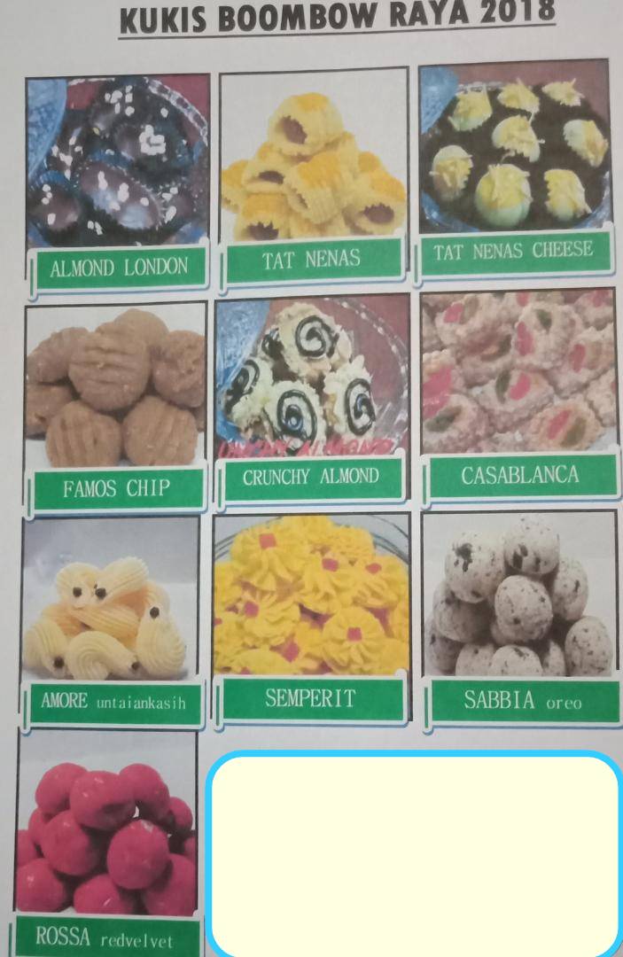 . NUR HUSNA .: Biskut Raya Paling Sedap di Terengganu (KUKIS BOOMBOW)