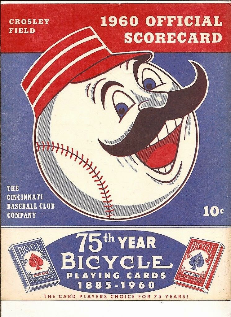 Cincinnati Reds Baseball Card Collector: 1960 Cincinnati Reds Scorecard