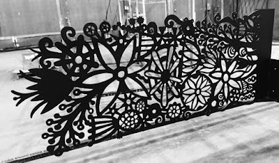 METAL WORK by Ursula Roma: Public Art - Garden at Baker Hunt