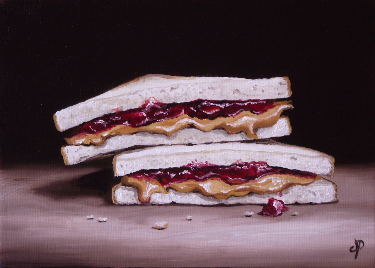 Jane Palmer Fine Art: PB&J Sandwich