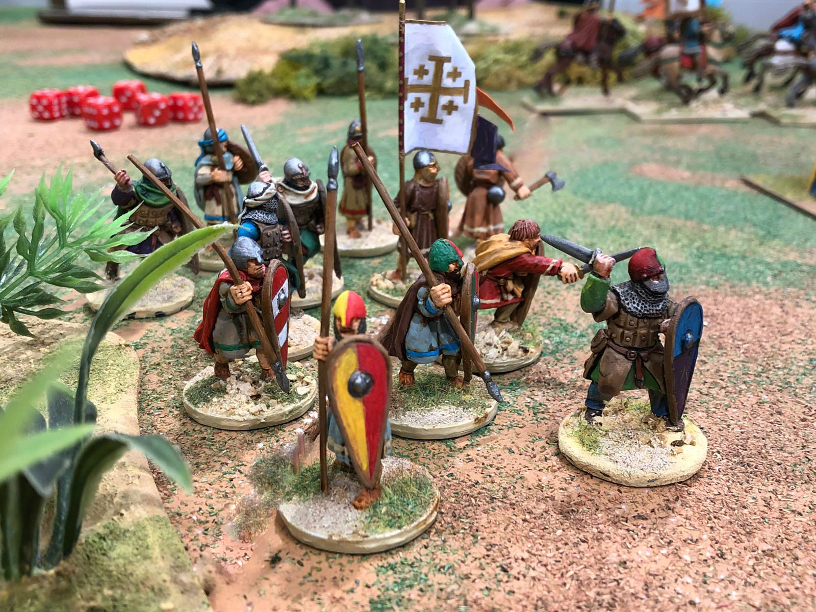 A wargame page: Lion Rampant - Ezio's tutorial game