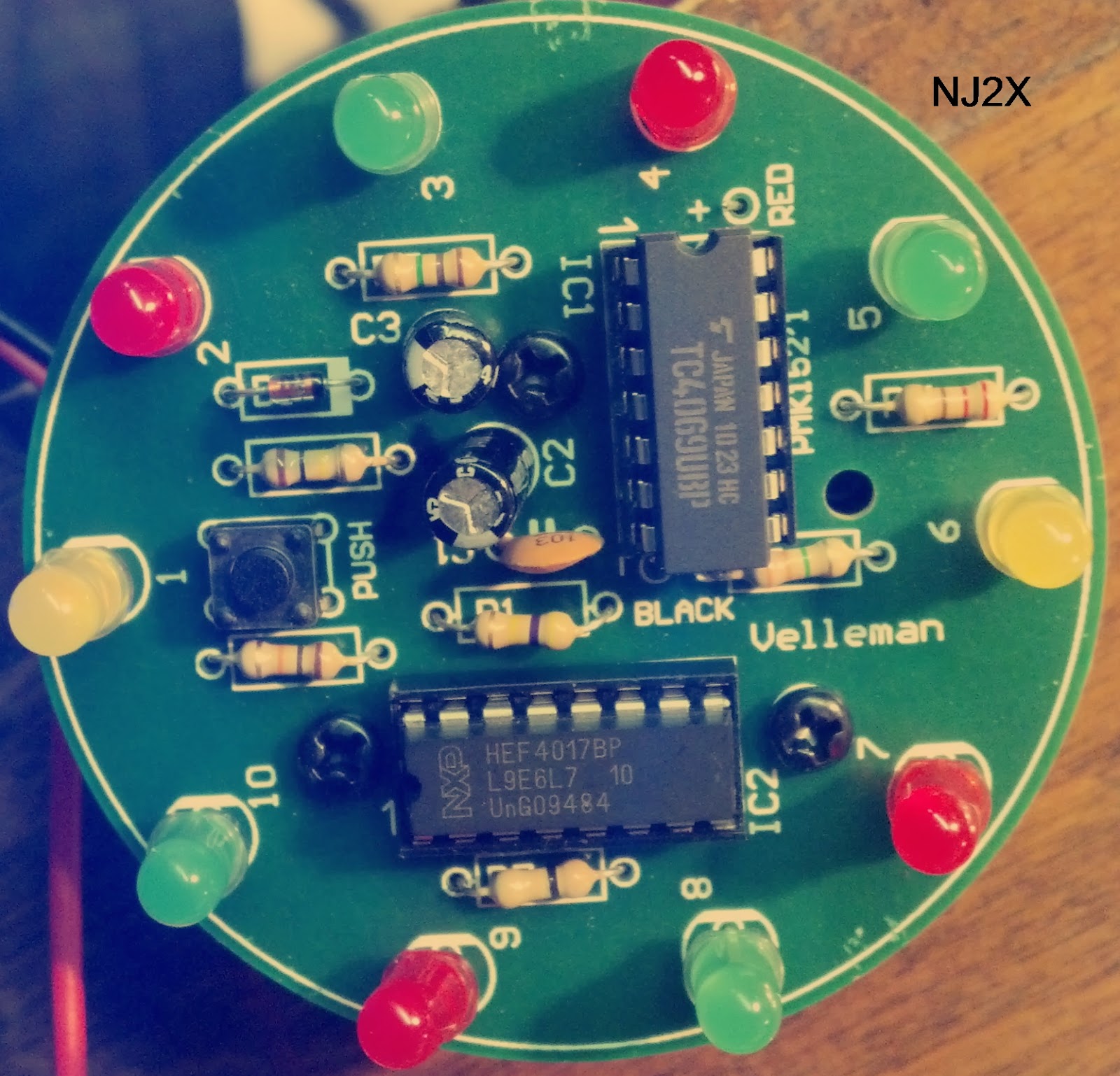 NJ2X: Project: Wheel Of Fortune Kit (Velleman)