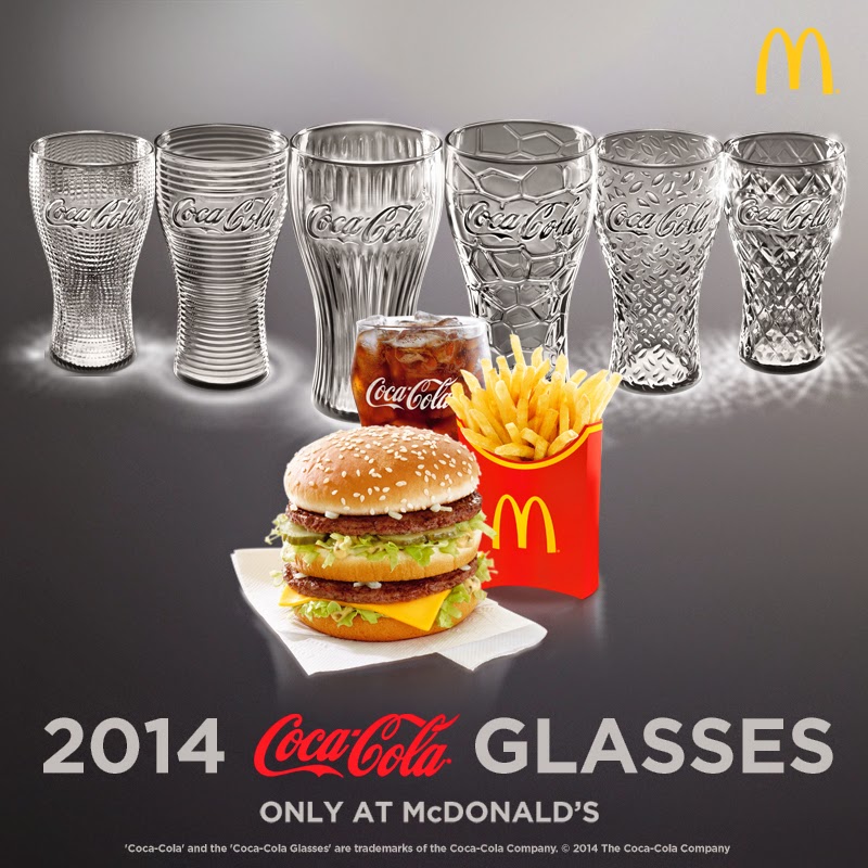 2014 McDonald’s Coca-Cola Glasses are Back: Now Classier than Ever ...