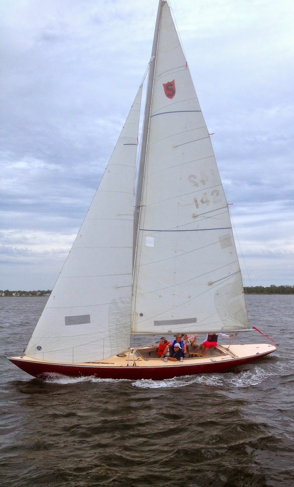 Teaching Sailing on Shields Sailboat at KYC