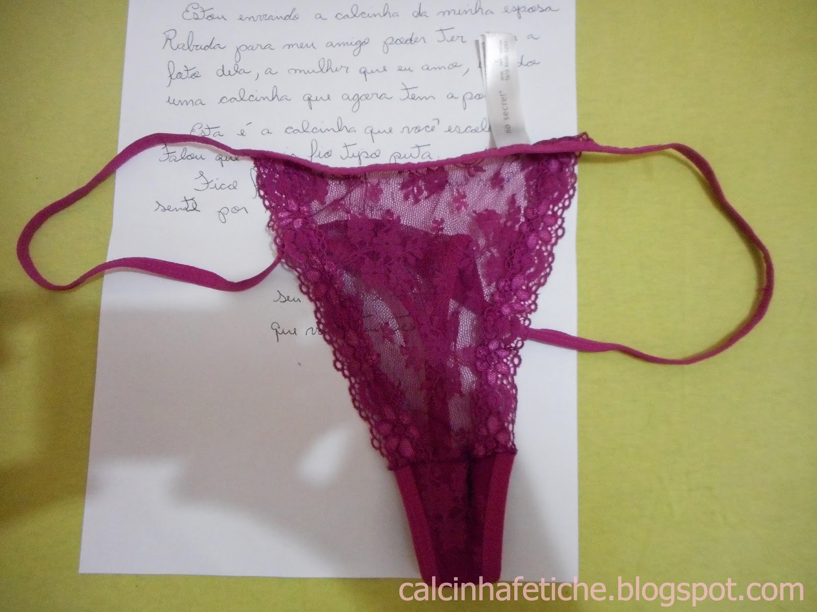 Calcinha Fetiche Calcinha Da Esposa Rabuda