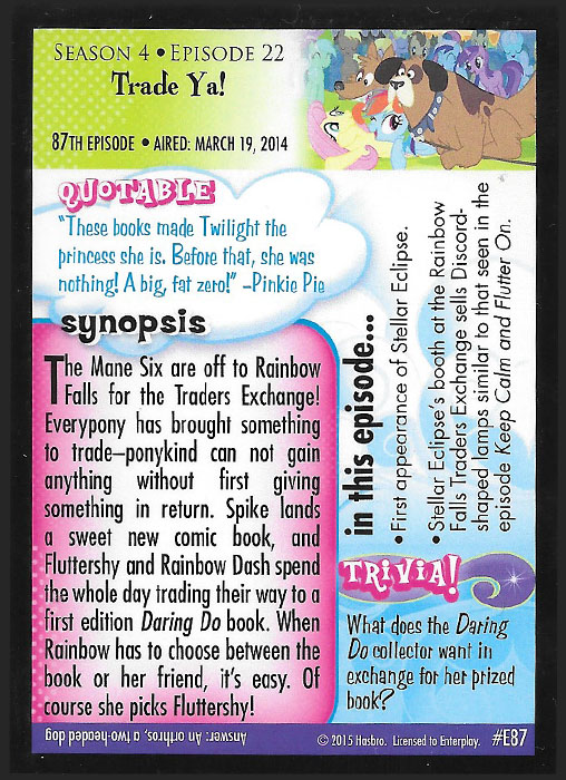 MLP Trade Ya! Trading Cards | MLP Merch