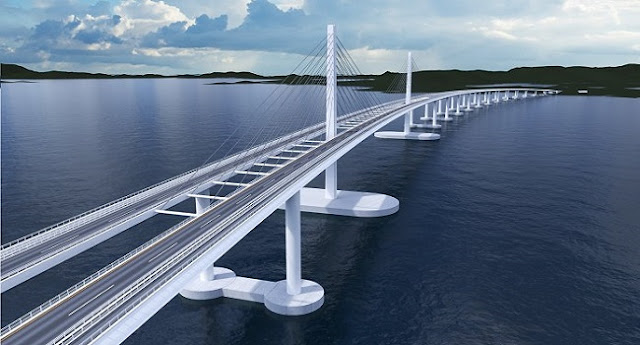 Construction of Gigantic Super Floating Bridge From Batangas to Mindoro ...