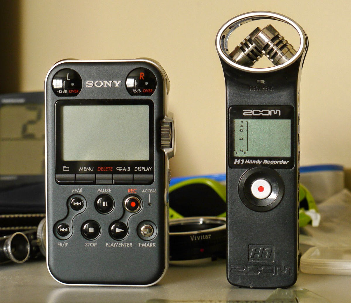 in my view ...: Sound recorders - Zoom H1 vs Sony PCM M10 (a brief review)