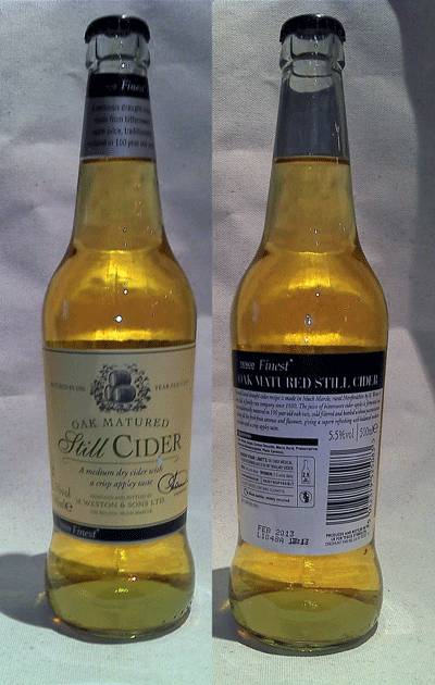 Cider Pages: Tesco's Finest Oak Matured Still Cider