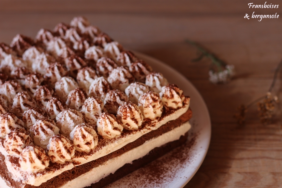 Entremets tiramisu revisité